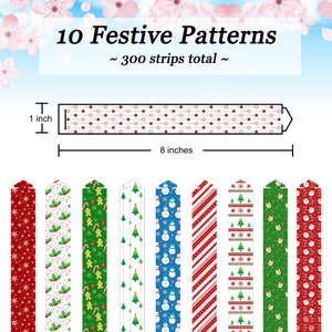 300 Paper Chain Strips for Crafting. No Glue or Tape Needed. Kid ...