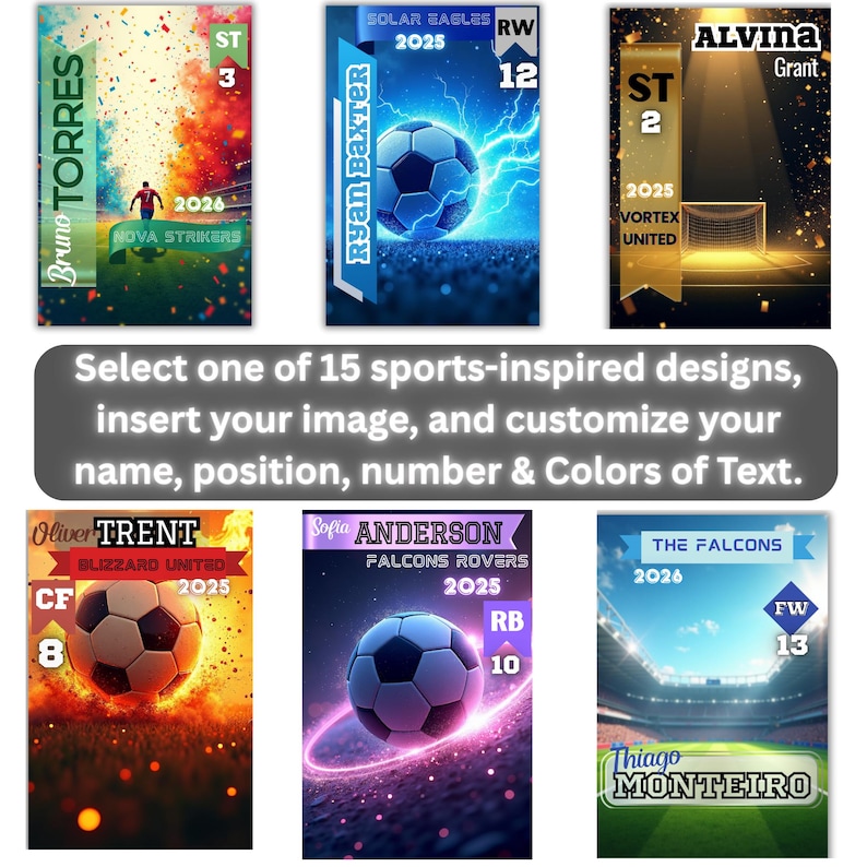 Soccer Poster Template | Sports Football Banner Soccer Team Player ...