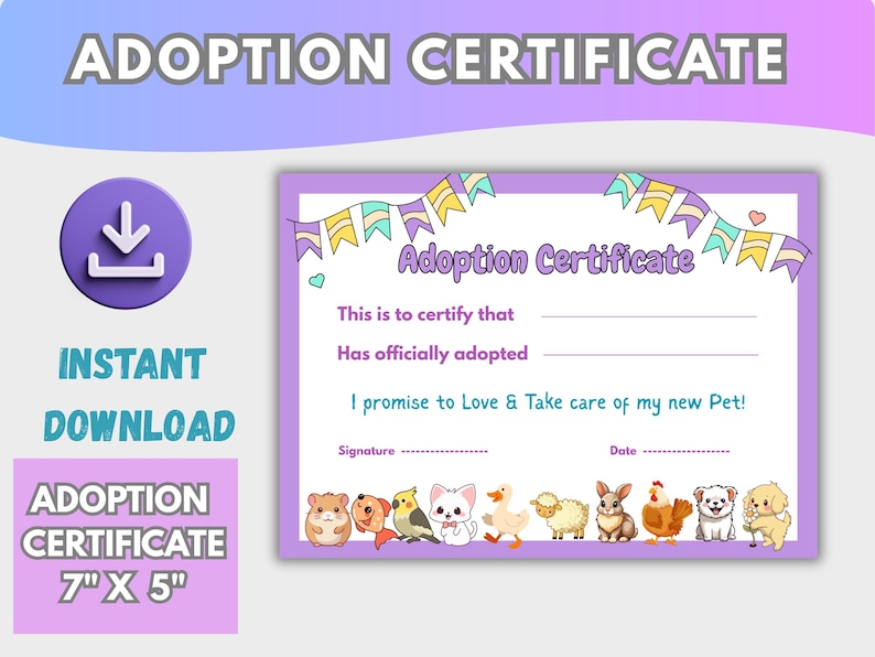 Pet Adoption Party Printable Kit | Puppy Adoption Station Signs | Pet ...