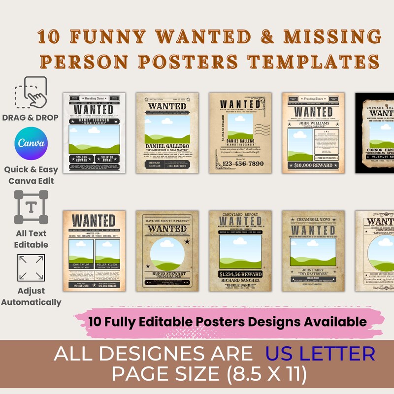 Halloween Wanted Poster - Etsy