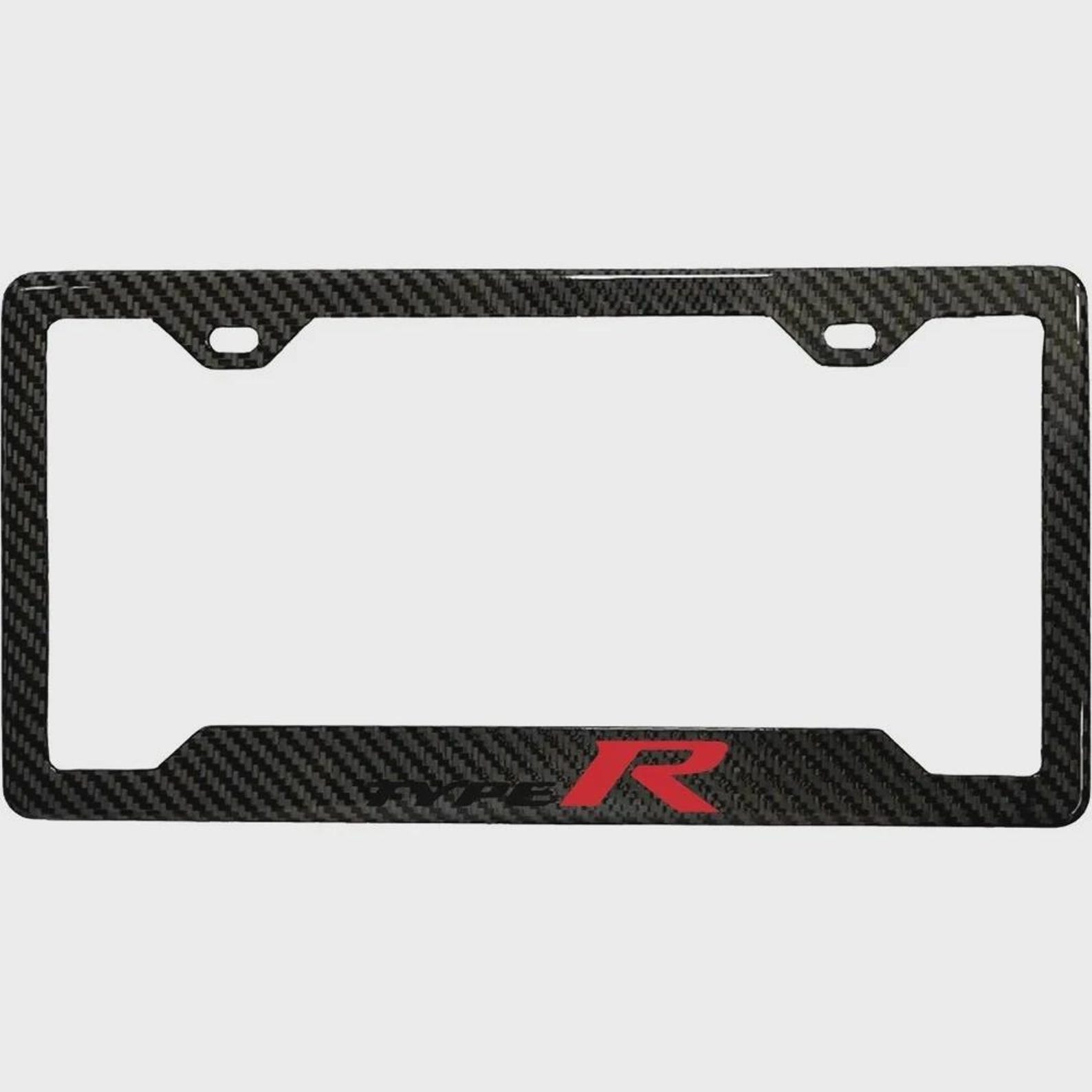 Honda Civic Type R (FK8/FK2/FL5) 100% Real Carbon Fiber License Plate ...