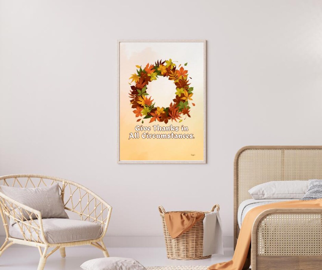 This Set of Three Christian Autumn Wall Art Prints Captures Everything ...