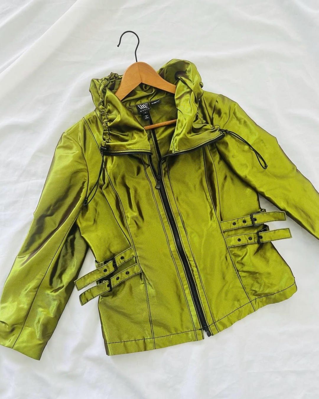 2000s Zenon / Lizzie Mcguire Vibes Jacket Color Shift Metallic Y2k - Etsy