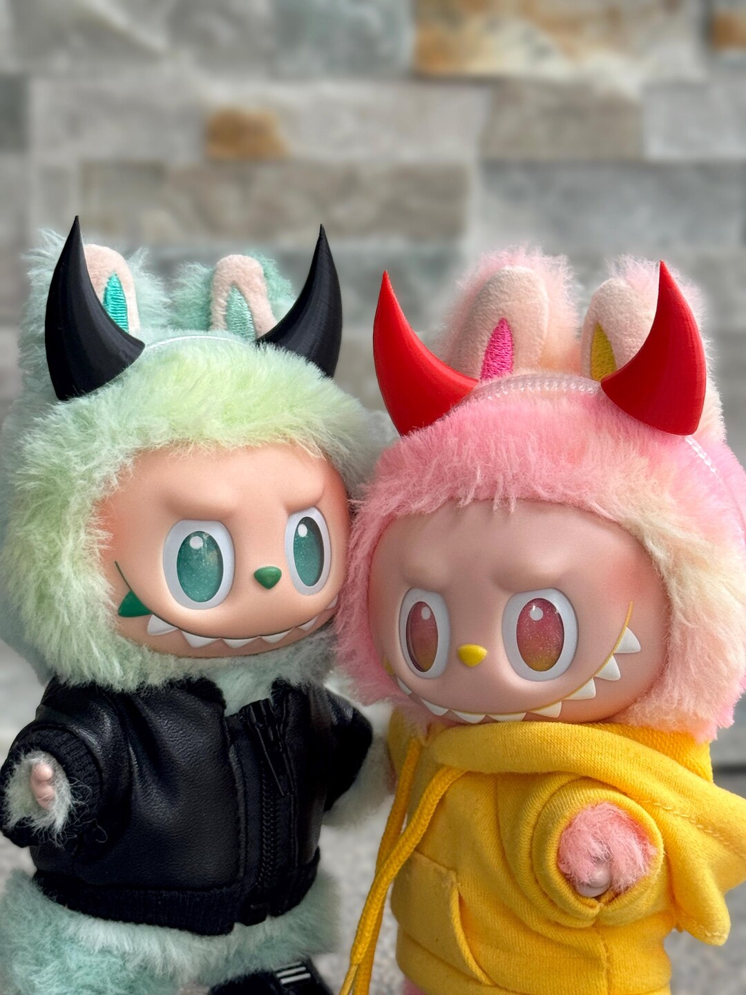 Labubu Devil Horns Headband: 3D Printed Doll Halloween Accessories - Etsy