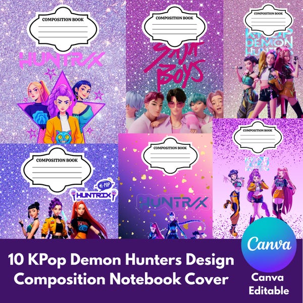 Kpop Demon Hunters Notebook - Etsy