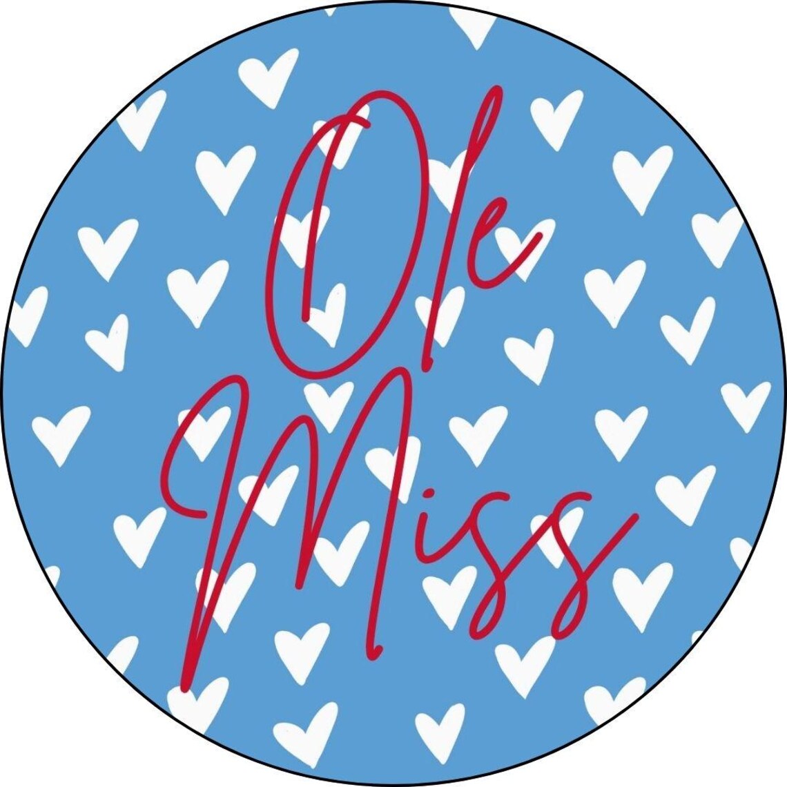 Ole Miss Inspired Game Day Buttons Pins - Etsy
