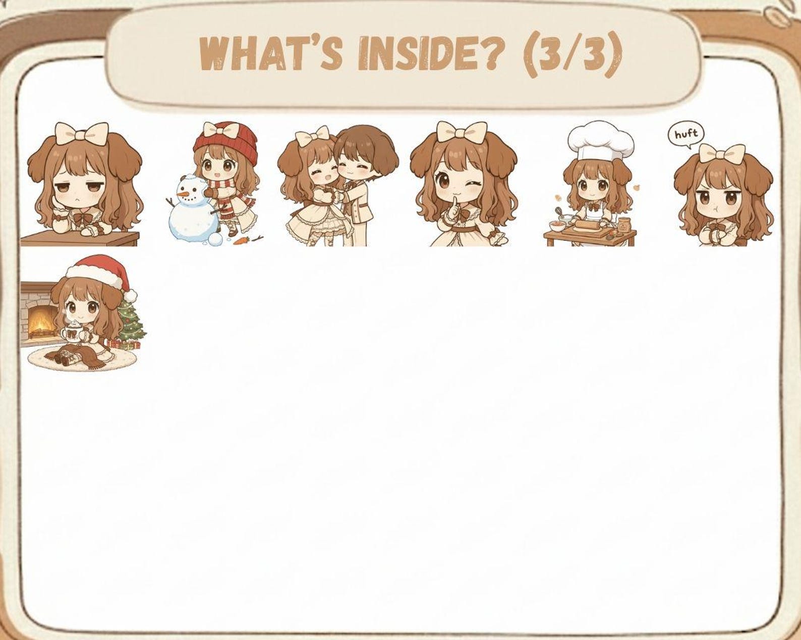 55 Kawaii Cavalier King Charles Spaniel Girl Emotes: Chibi Twitch ...