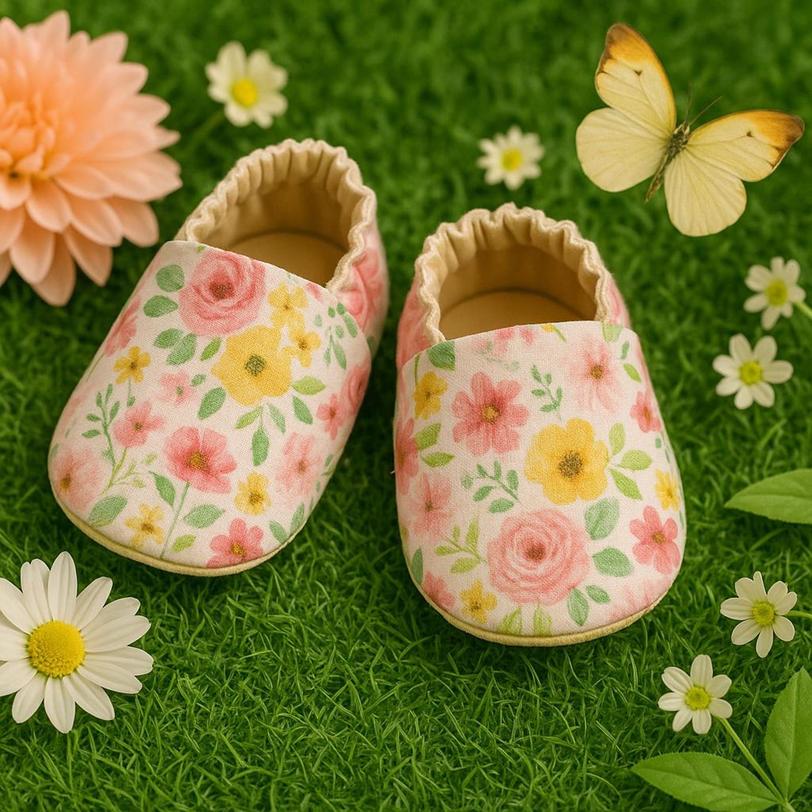 Elastic Baby Shoes Sewing Pattern PDF | Easy Baby Shoe Tutorial ...