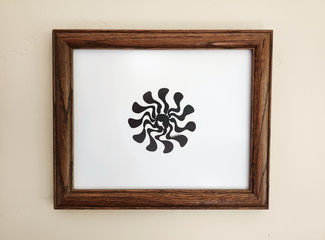 Original Minimalist Ink Wavelengths Line Art Print - Etsy