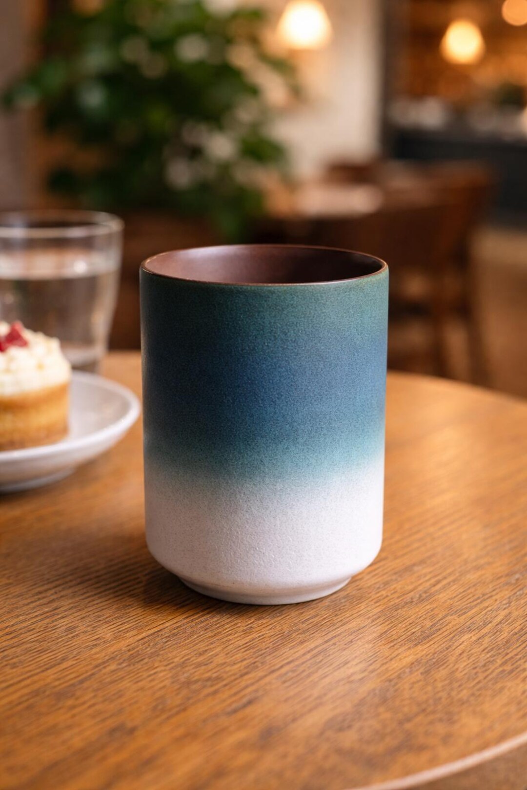 Set of 2 Minimalist Ceramic Mug, Gradient Coffee Cup, Japandi Style ...