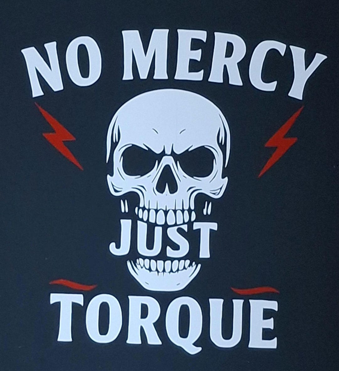 No Mercy Just Torque Skull Sticker XXL Approx. 24 X 26 Cm – Garage ...