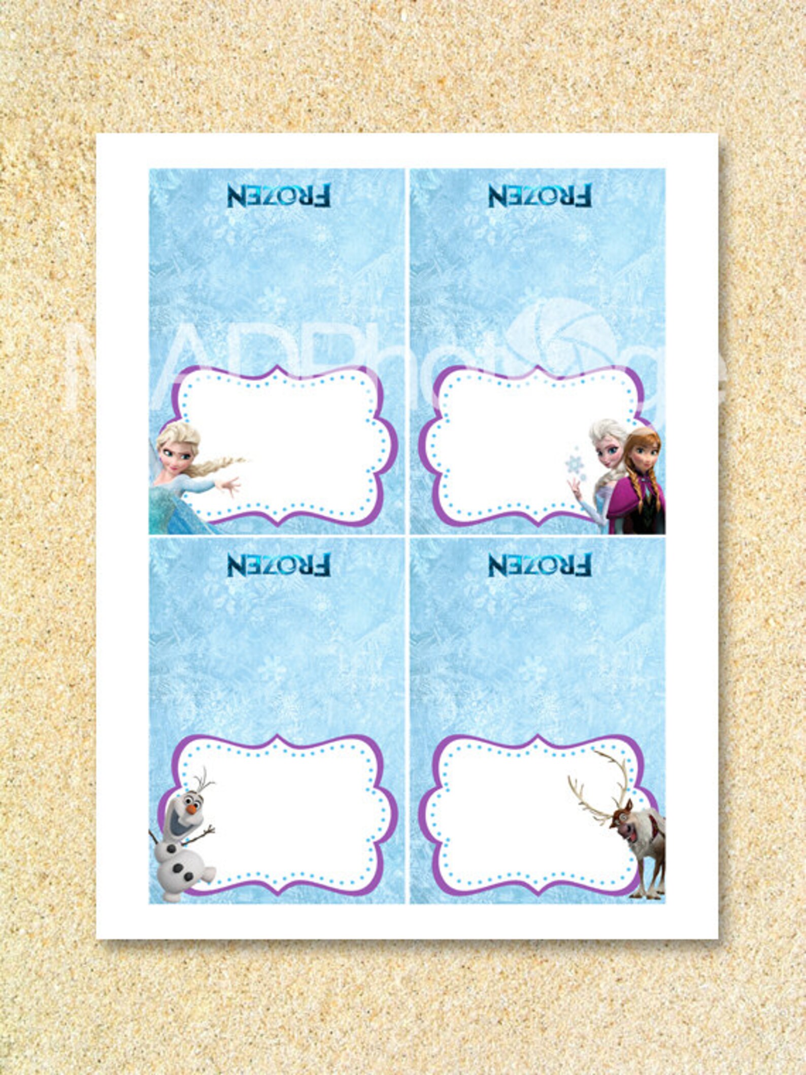 OLAF Frozen Printable WELCOME Party Sign, Instant Download, Frozen ...