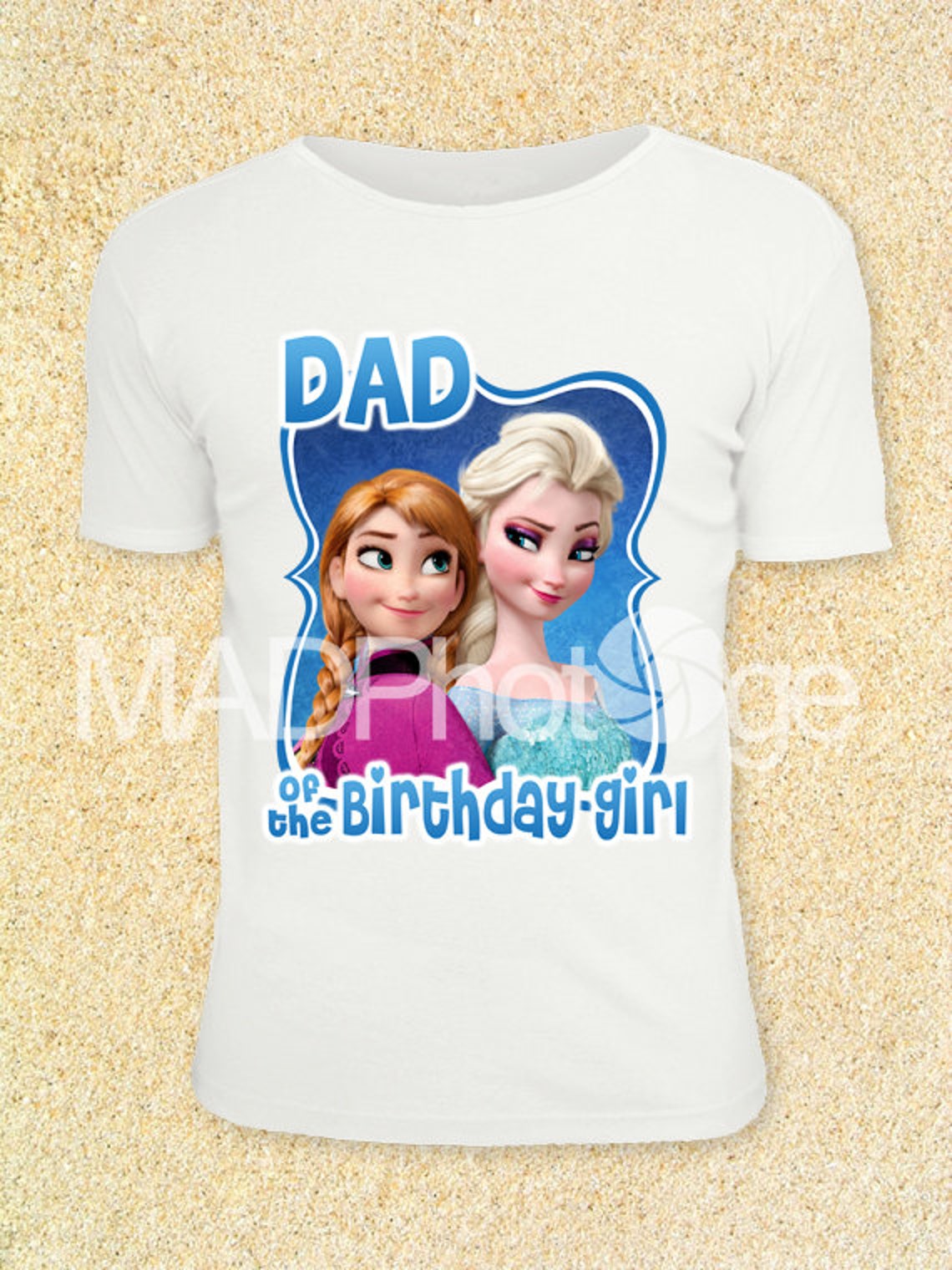 Frozen Dad of the Birthday Girl T Shirt Frozen Printable | Etsy