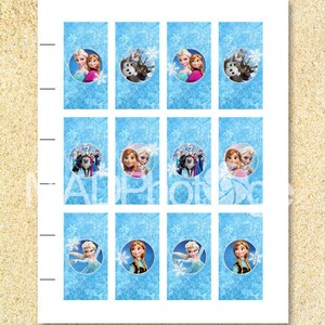 Frozen Favor Bag Toppers INSTANT DOWNLOAD, Disney Frozen Treat Bag ...