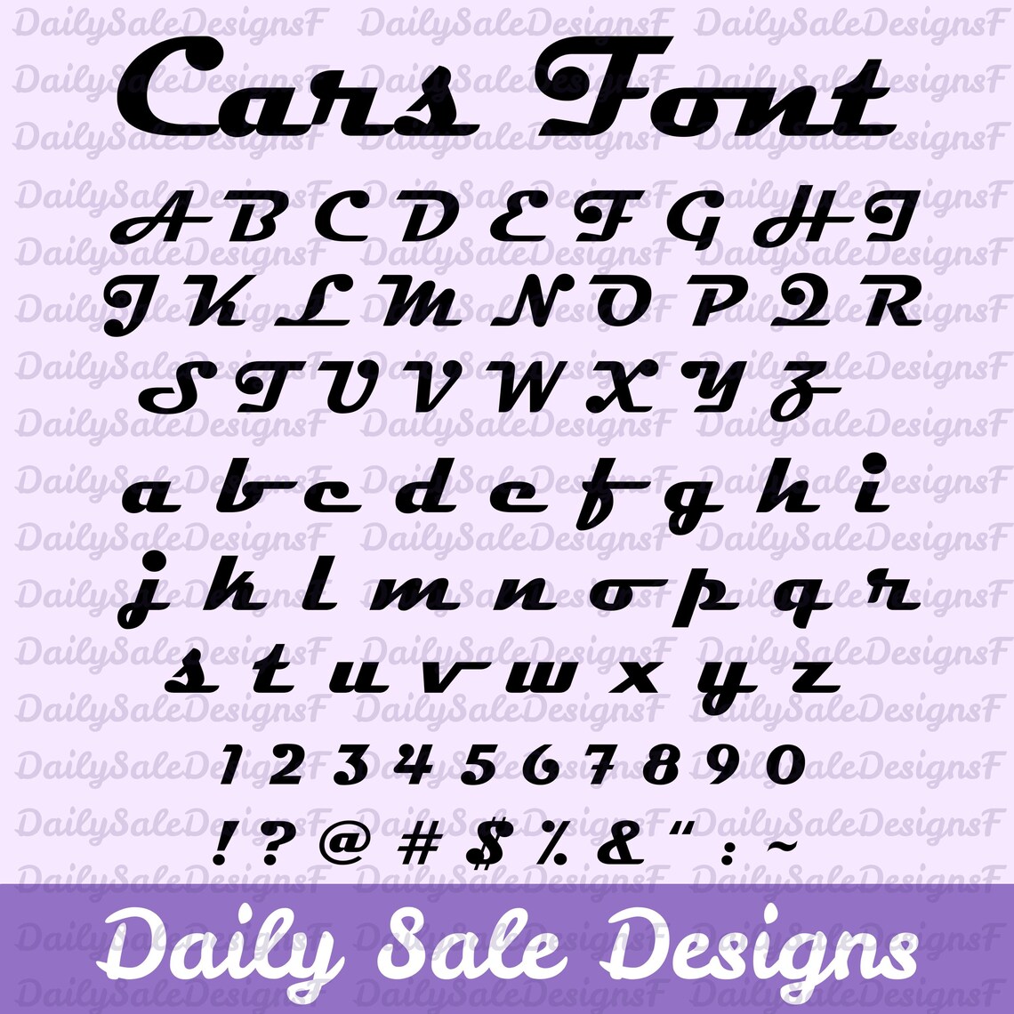 Car Font SVG, Cartoon Font SVG, Letters Svg, Customize Gift Svg ...