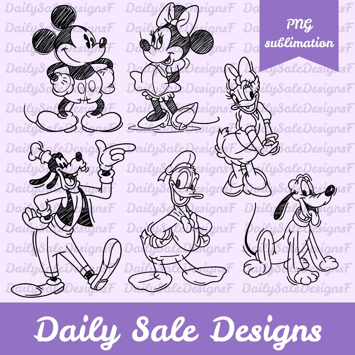 Mouse Sketch Svg Png, Family Vacation Svg Png Instant Dxf Instant ...