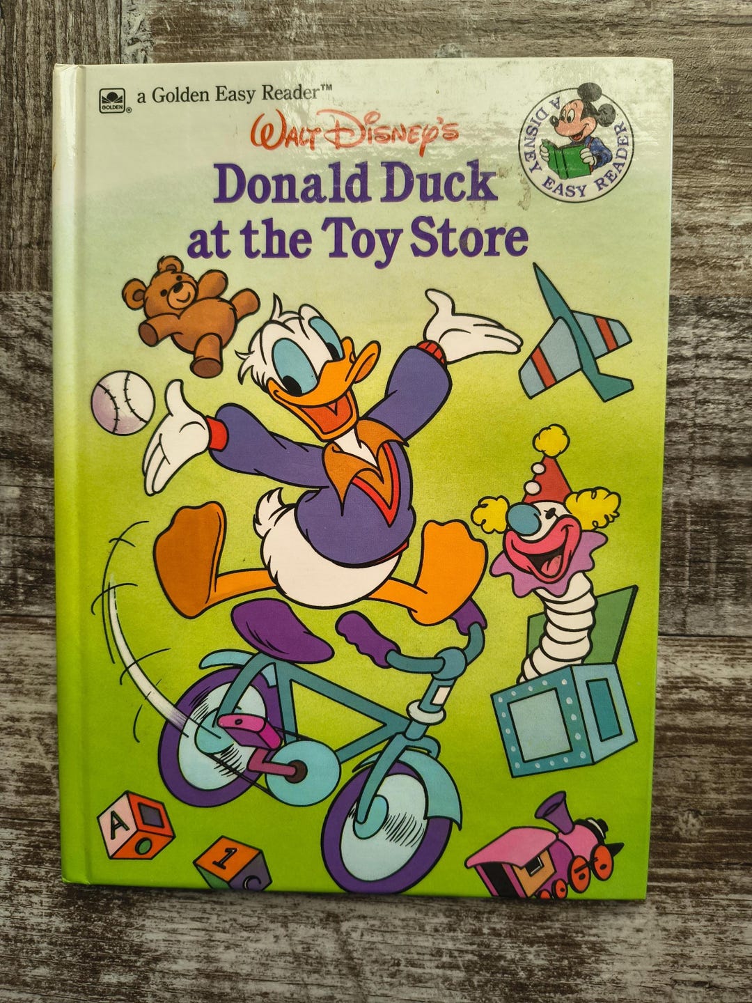 1988 Donald Duck at the Toy Store Book | Golden Easy Reader | Vintage ...
