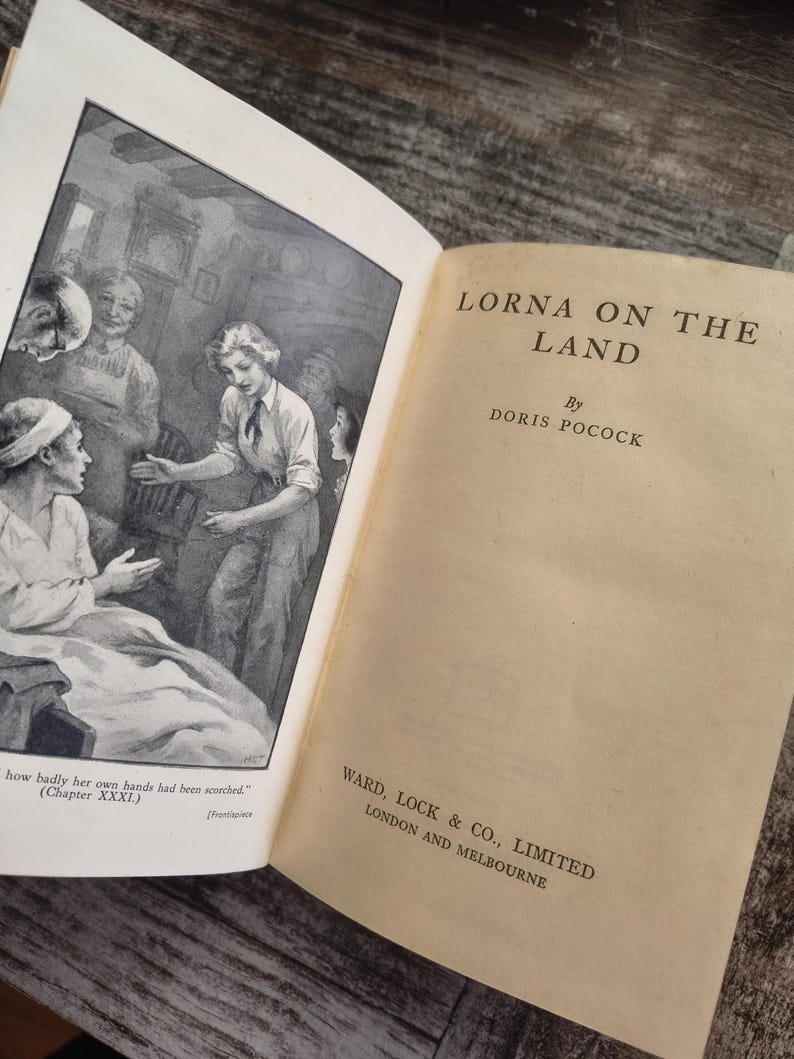 Lorna on the Land • 1946 Vintage Girls’ Novel • Doris Pocock • Classic ...
