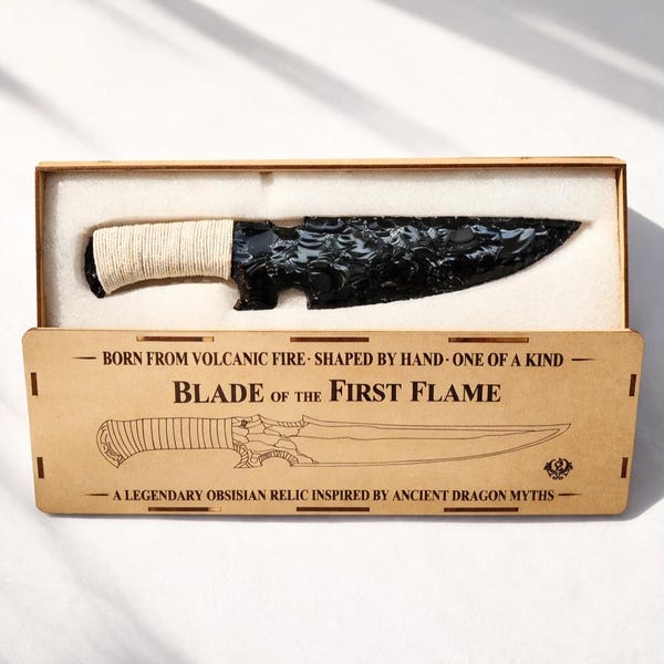 Obsidian Dagger - Etsy