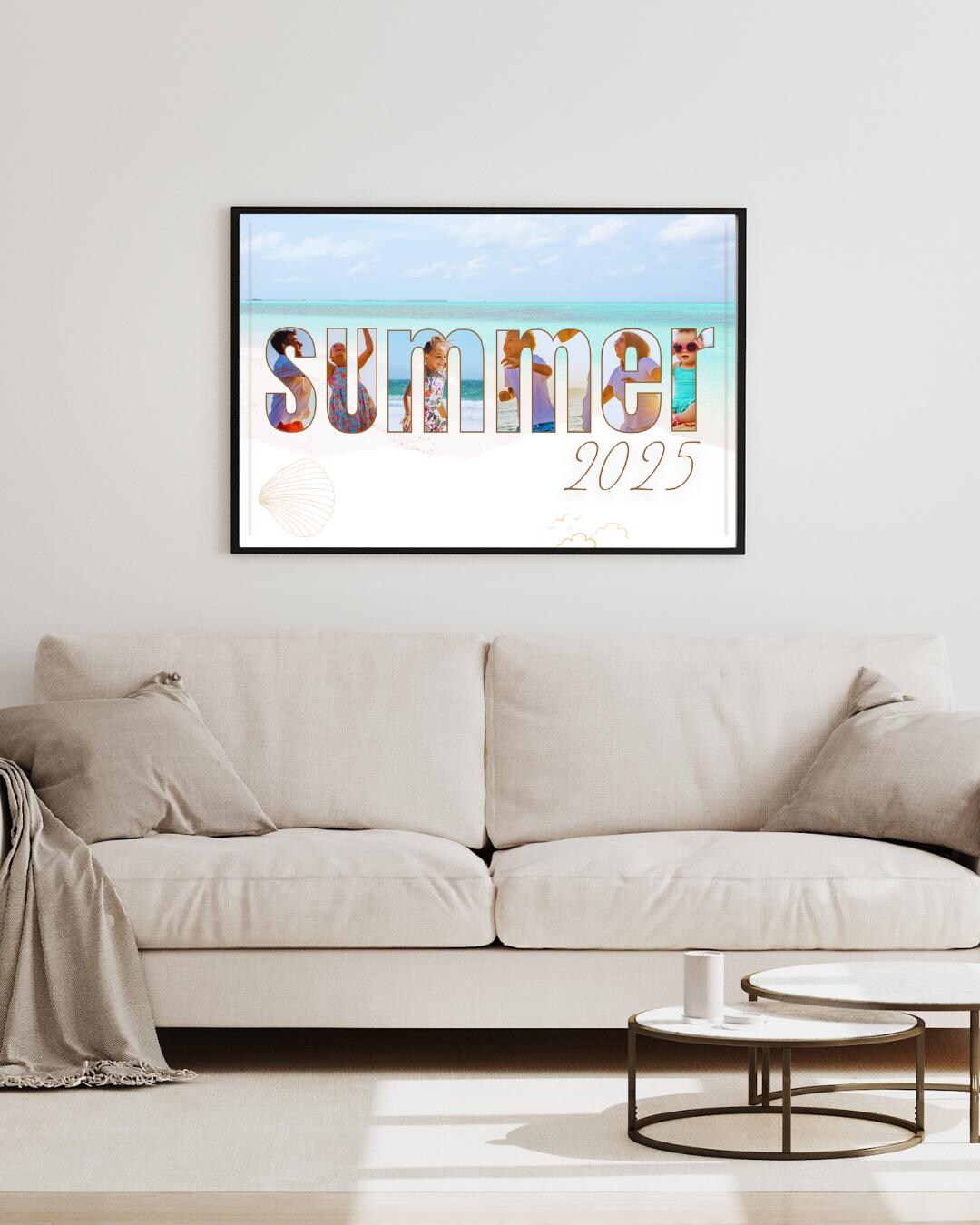Personalized “SUMMER 2025” Poster With Your Photos | Family Vacation ...