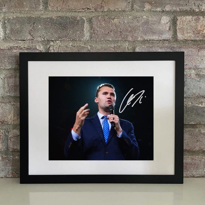 Charlie Kirk Autographed - Etsy