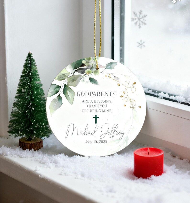 PERSONALIZED GODPARENTS Gift, Godparents Are a Blessing, Gift to ...