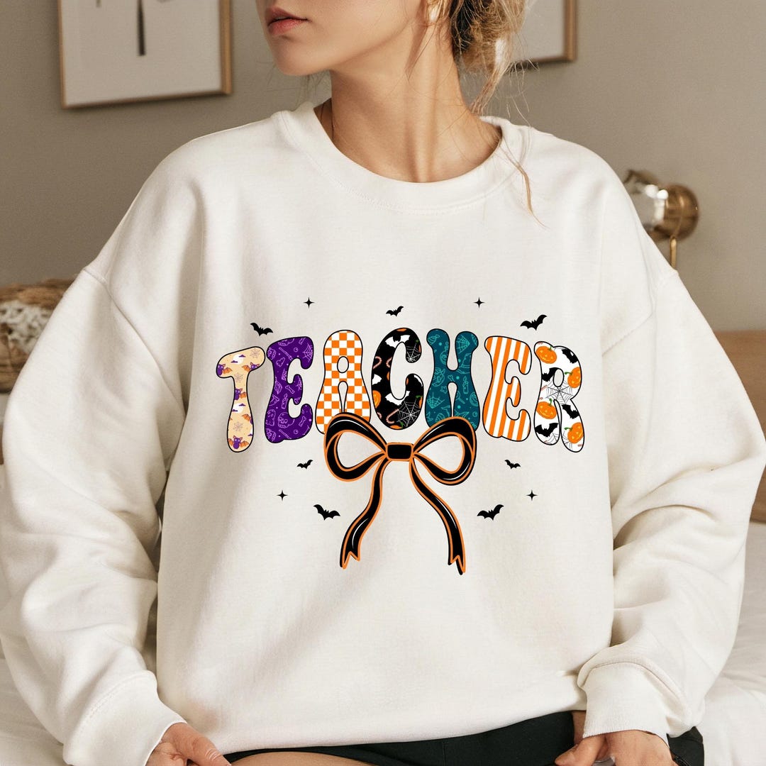 Teacher Fall Coquette Png, Teach Love Inspire Png, Preppy Teacher ...