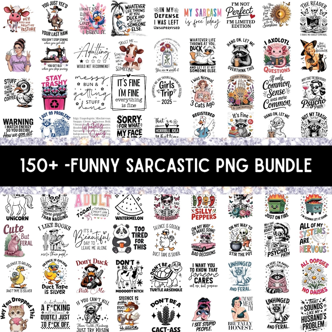 150 Files Sarcastic Png Bundle, Sarcasm Png, Sarcastic Png, Funny Png ...
