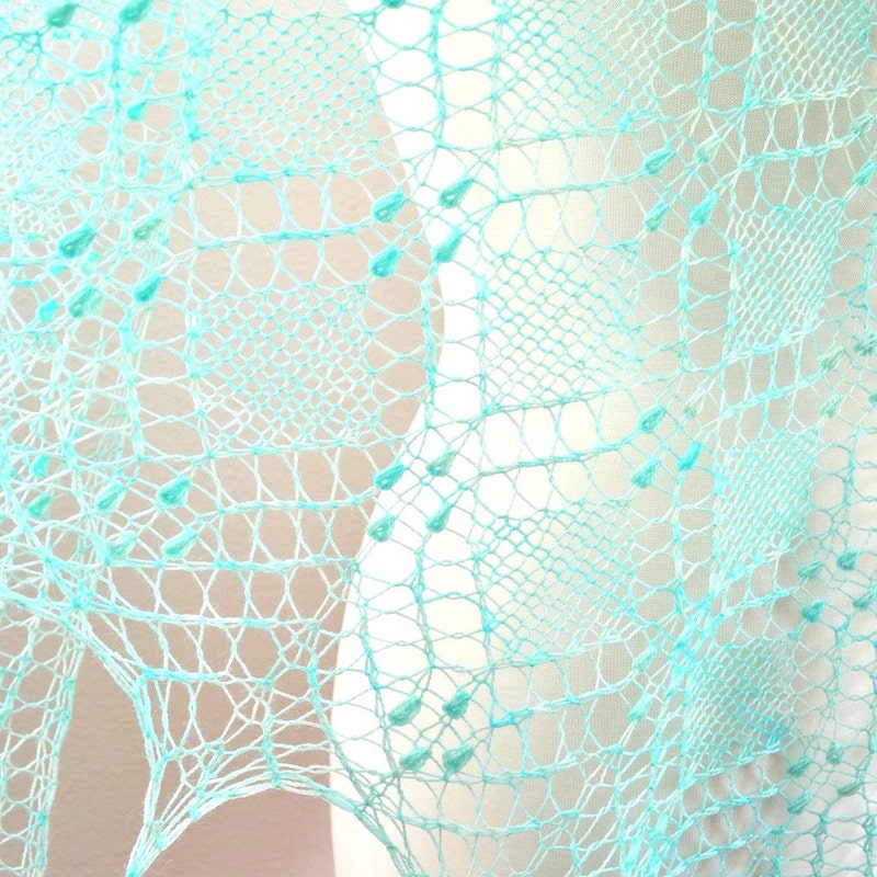 Cobweb Lace Knit Patterns - Etsy