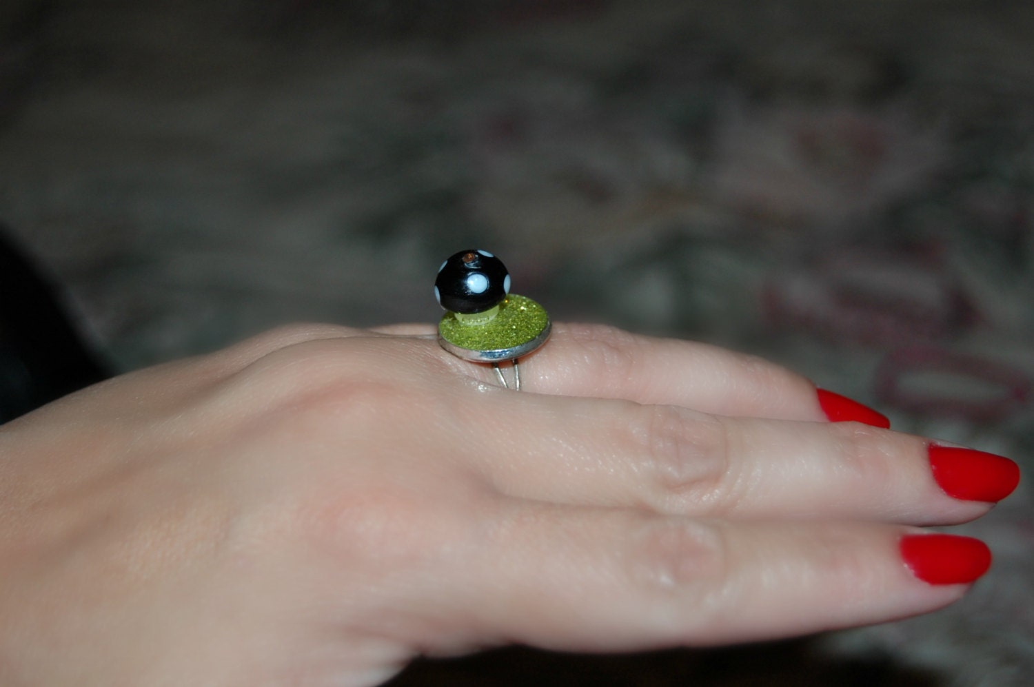 Mushroom Toadstool Ring Mario Bros. - Etsy