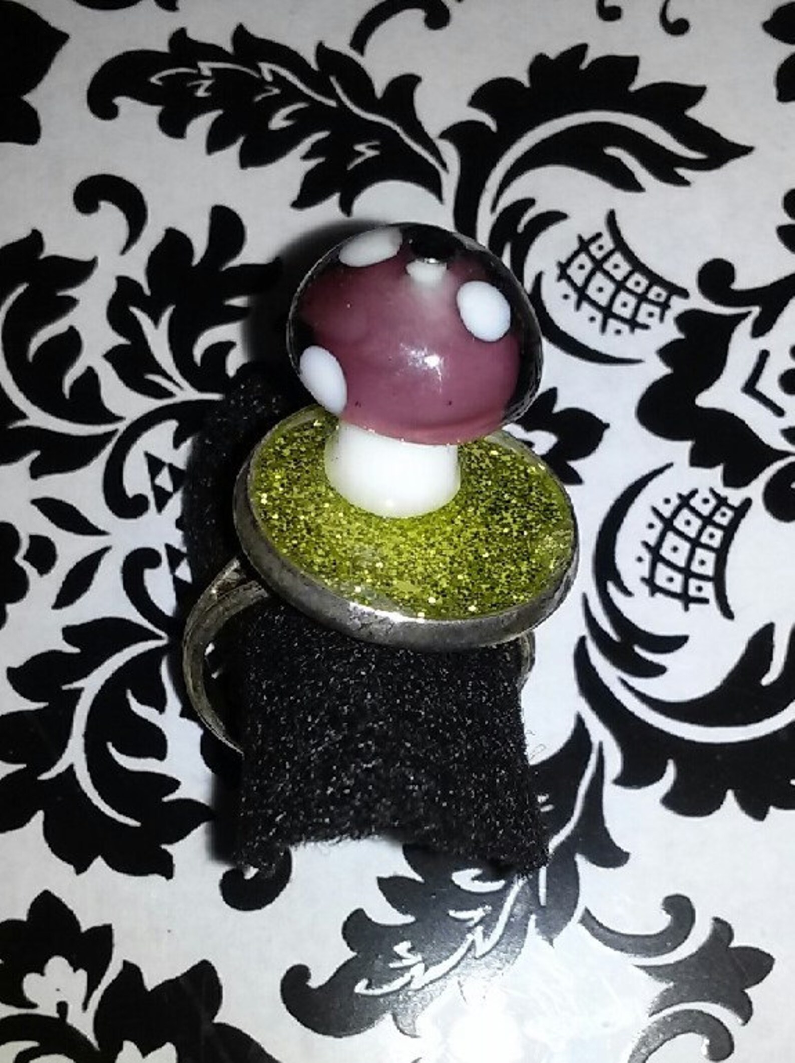 Mushroom Toadstool Ring Mario Bros. - Etsy