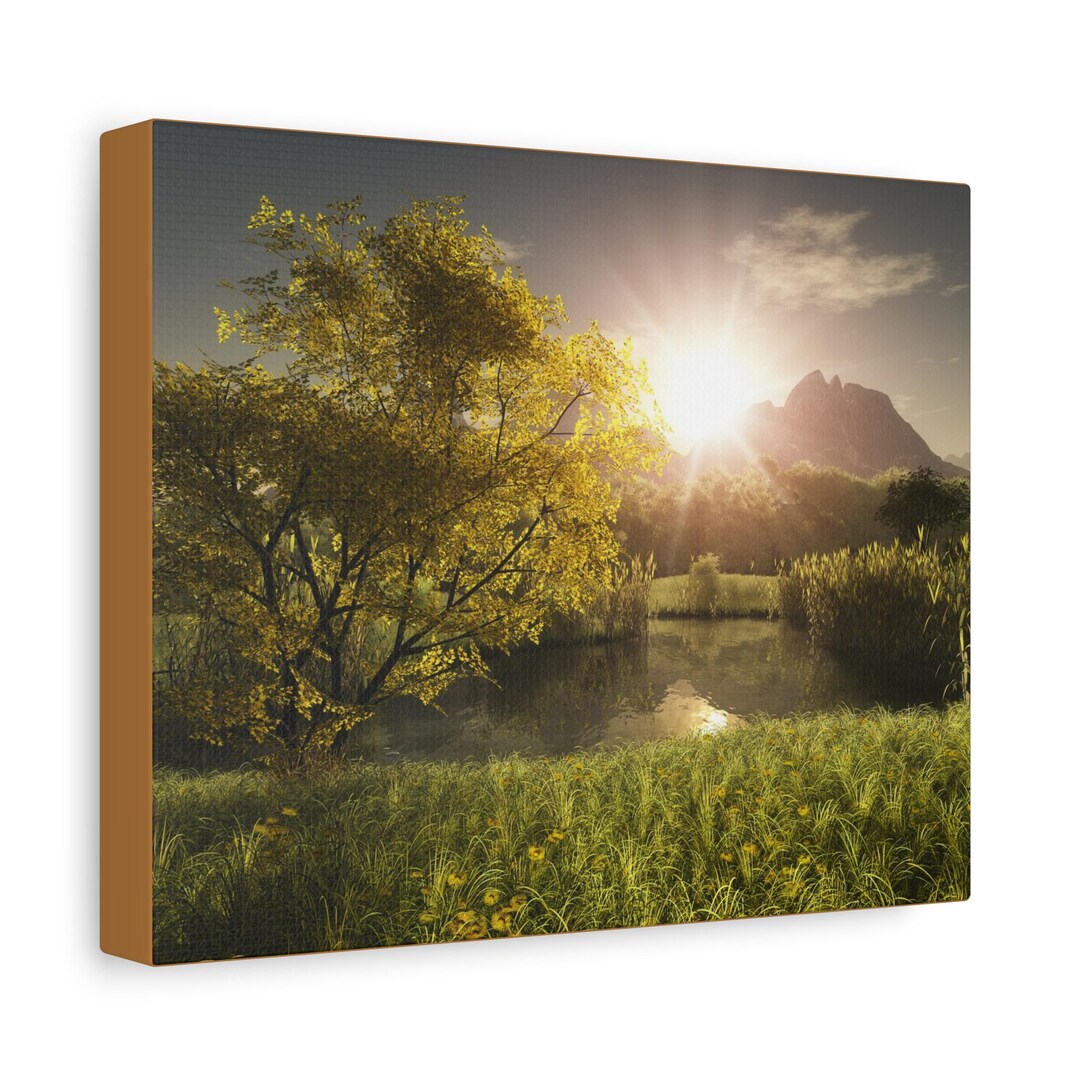 Framed Nature Art Canvas, Inspiring Wall Decor for Home, Office, and ...