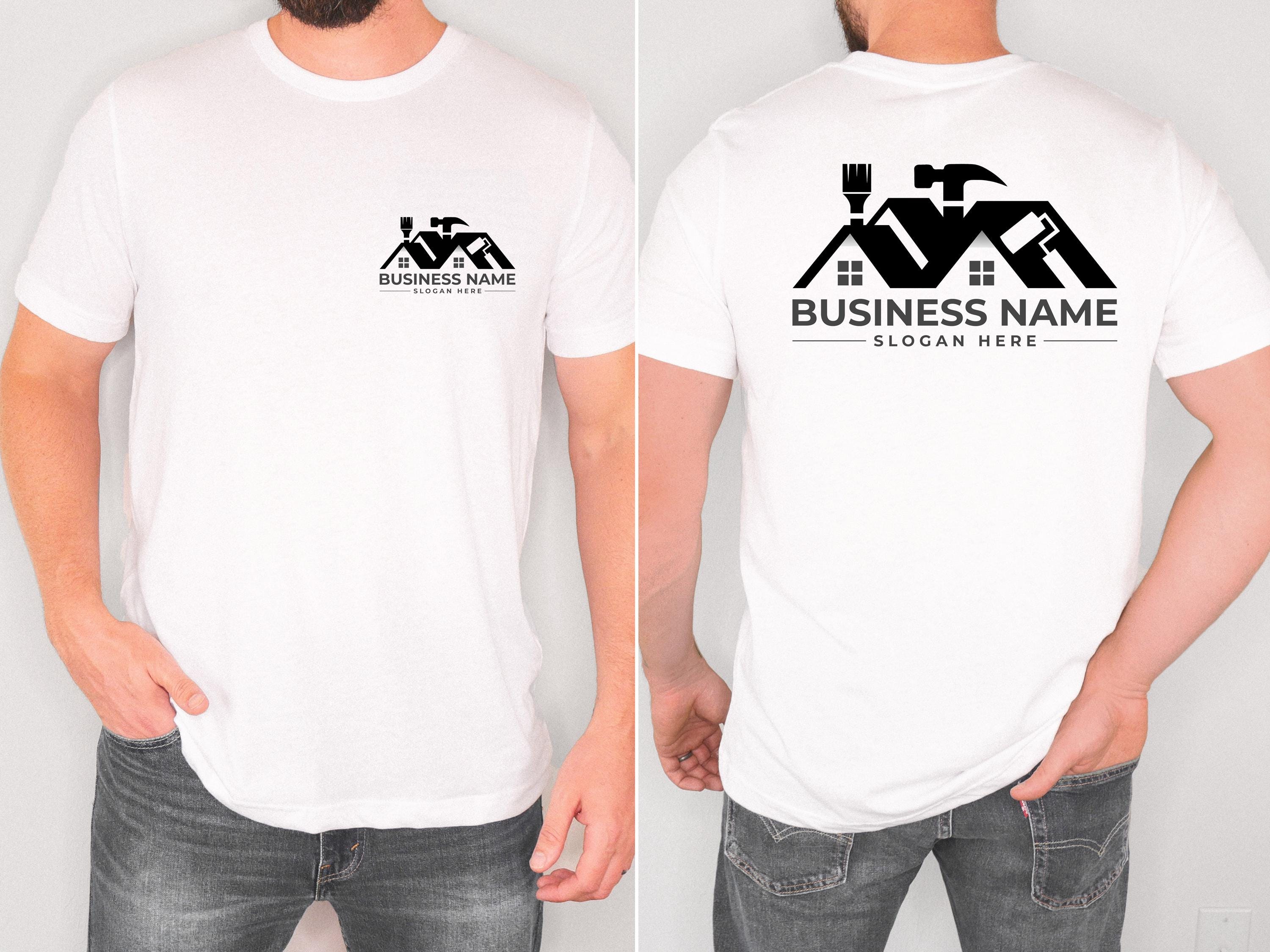 Custom Construction Company Uniform Shirt: Personalized Business Name ...