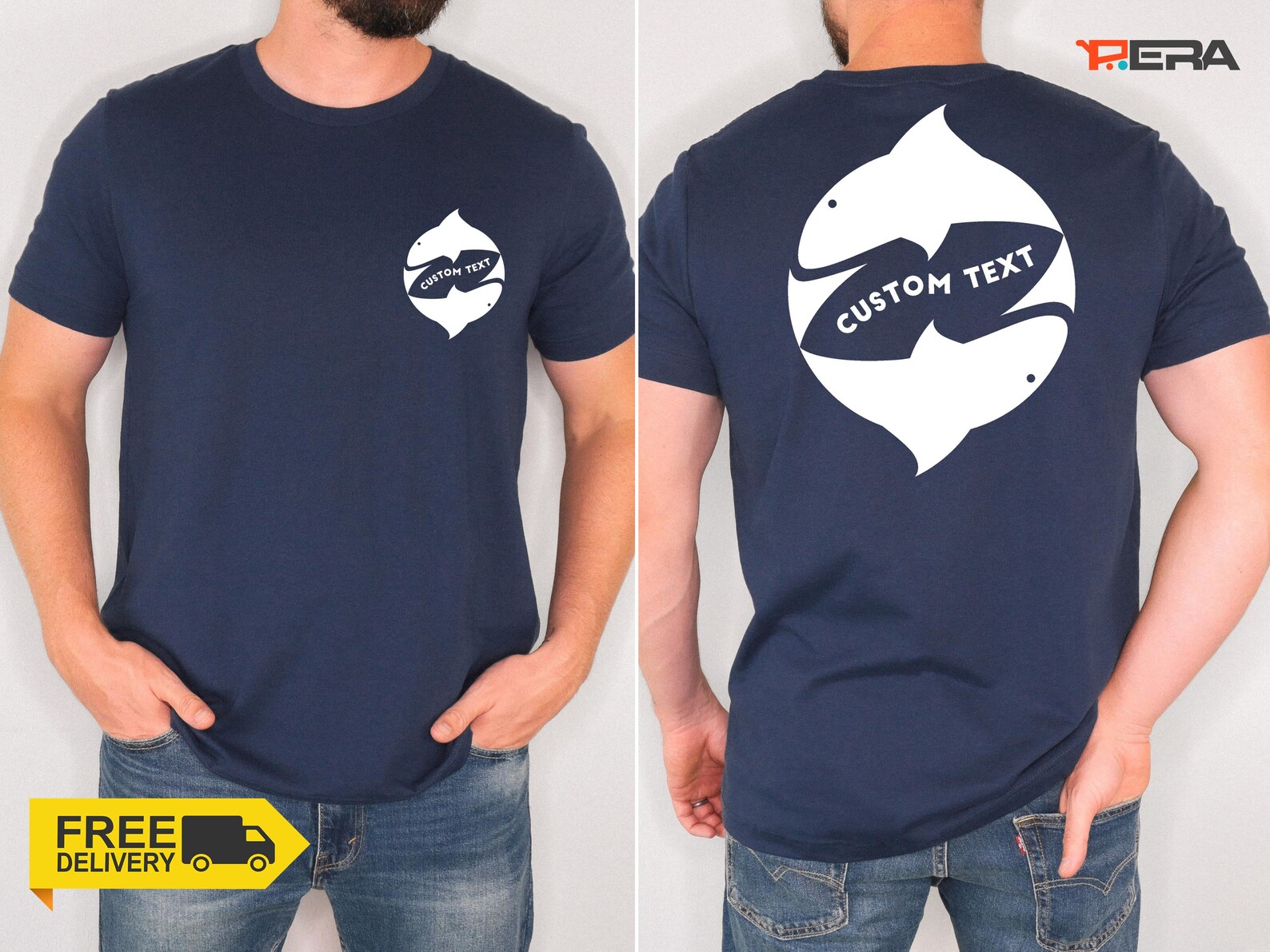Custom Business Logo T-shirt: Personalized Company Tee - Etsy