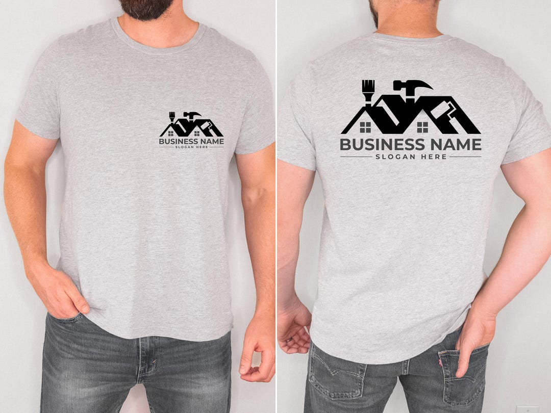 Custom Construction Company Uniform Shirt: Personalized Business Name ...