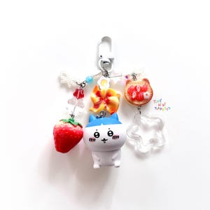 Hachiware Chiikawa Beaded Keychain - Etsy