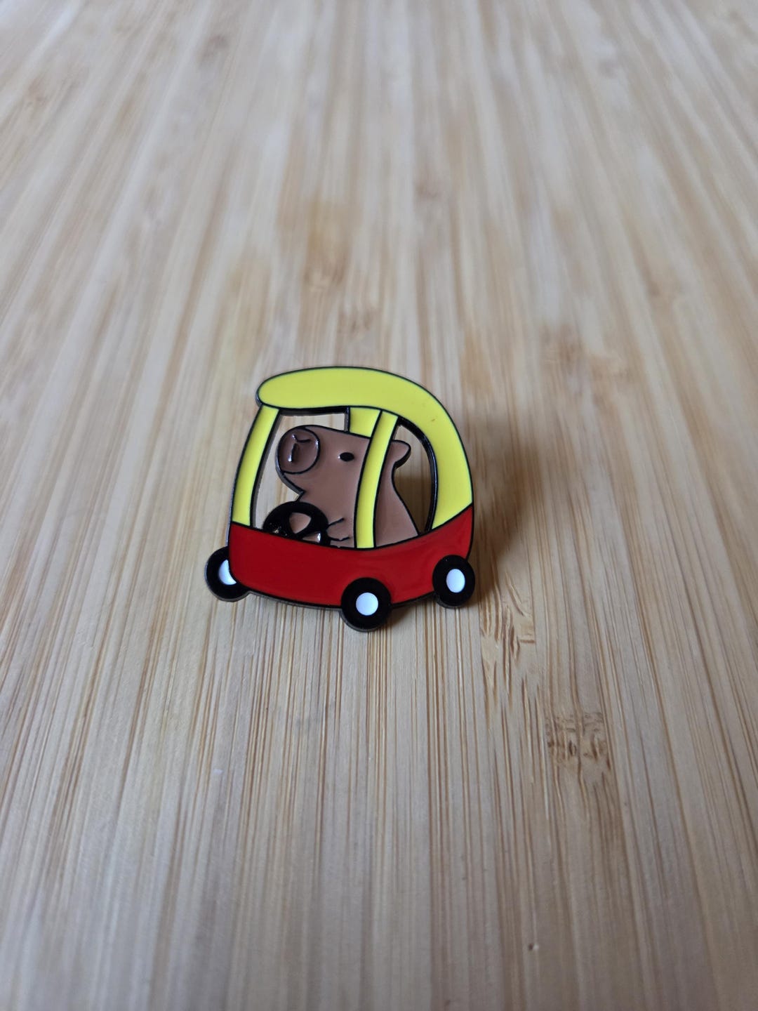 Capybara Car Pin Badge - Etsy