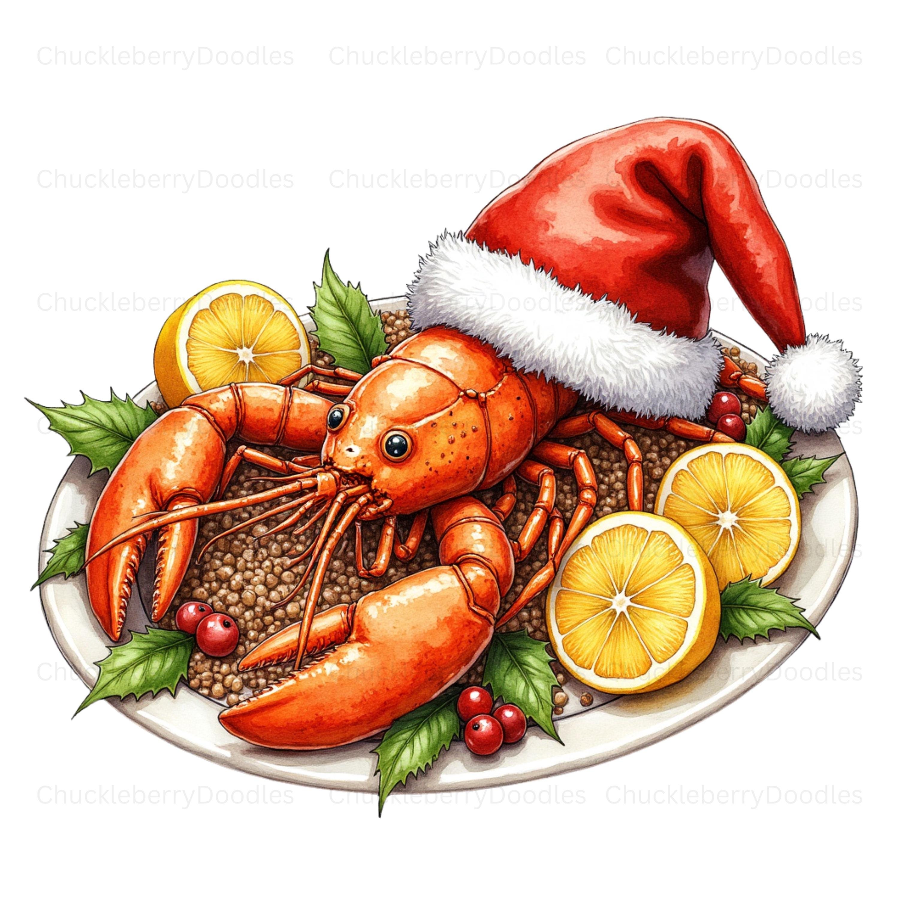 Watercolor Cajun Christmas Clipart Set - Louisiana Holiday ...