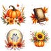 30 Kids Halloween Clipart PNG Bundle : Trick or Treat Graphics Cute ...