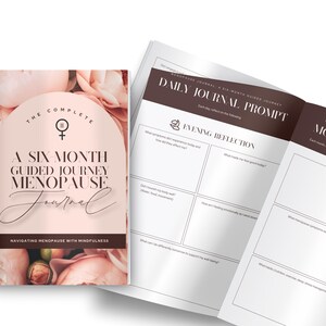 Menopause Journal, Printable Wellness Tracker for Women, Symptom, Mood ...