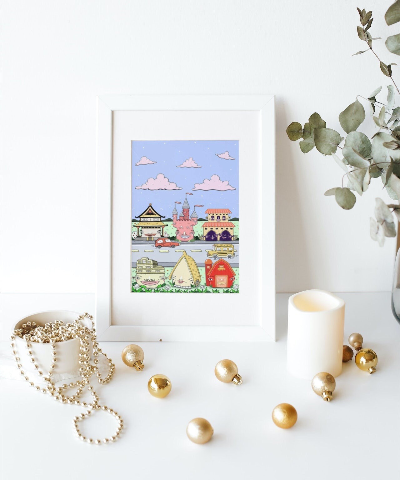 Happy Homes, Anthropomorphic Architectural Buildings, Educational ...
