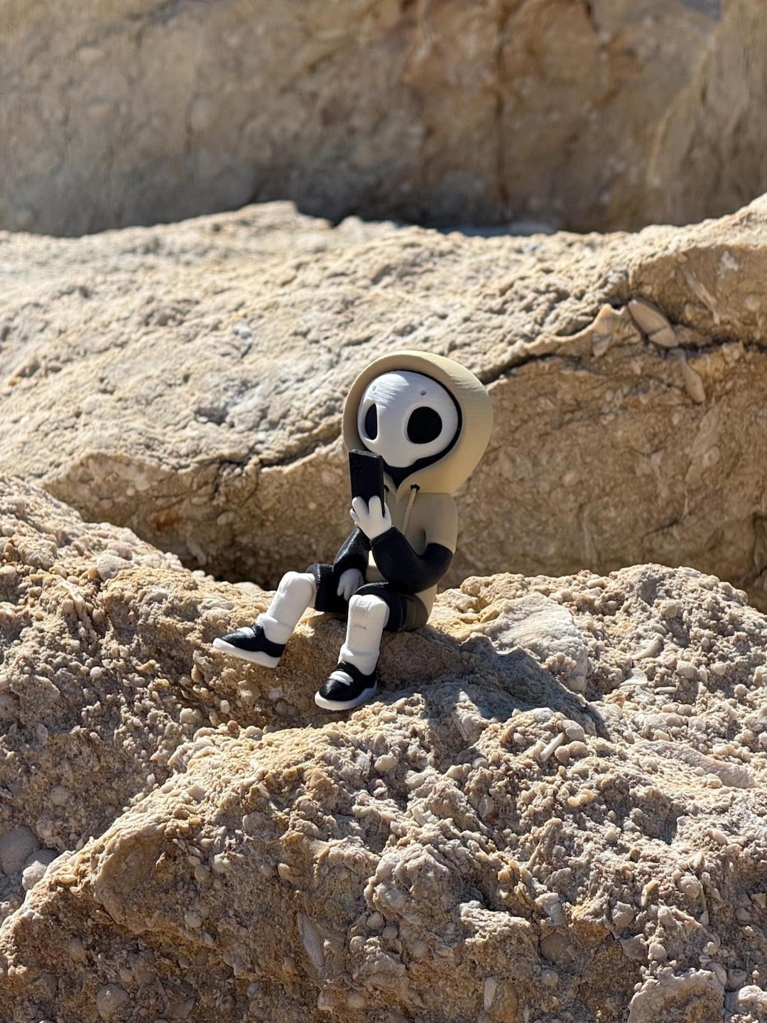 Project Hazy – 3D Printed Art Figure | Desert-look Hoodie Ghost ...