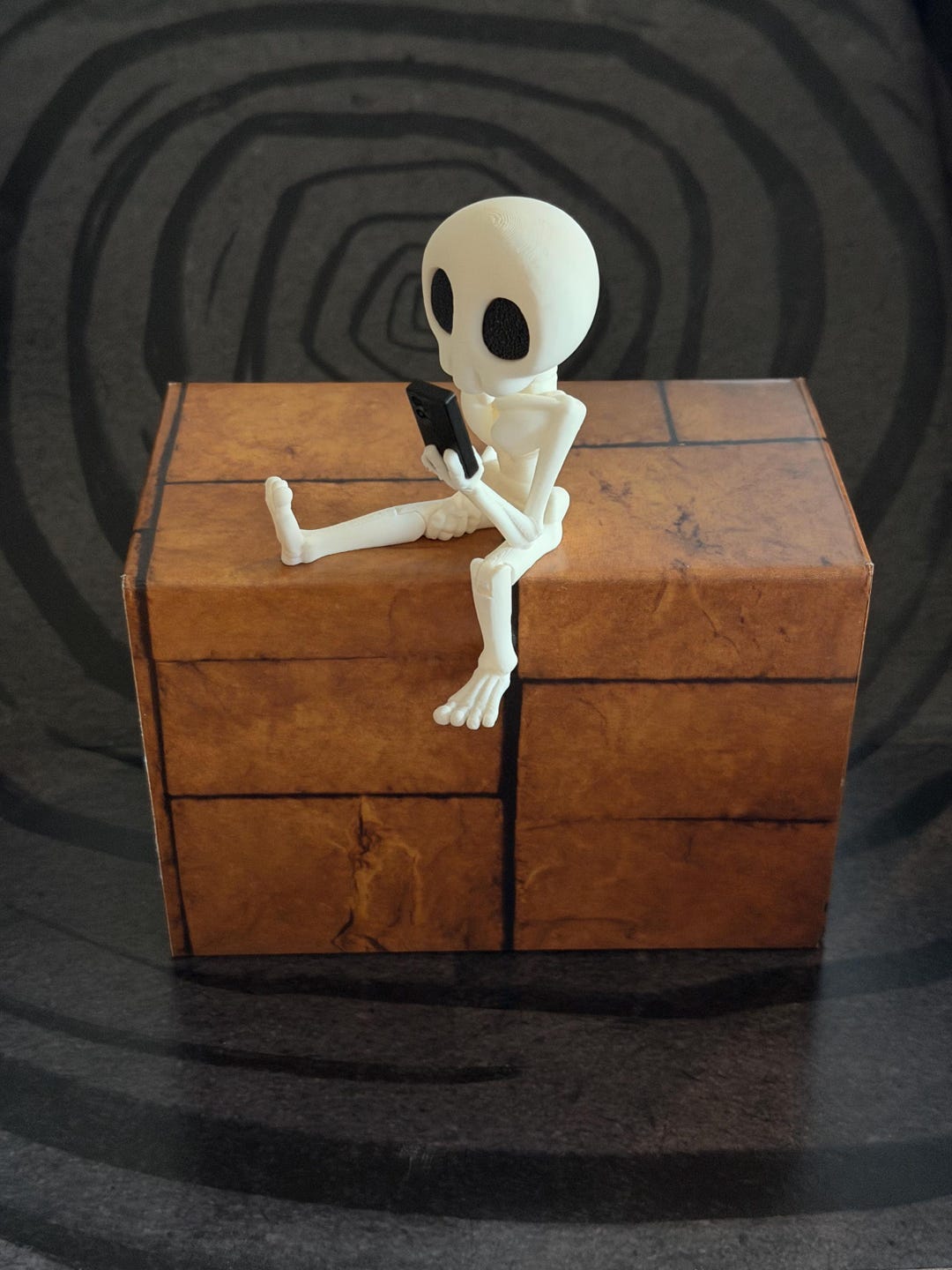 Project Hazy – 3D Printed Skeleton Figure With Movable Head | PLA Art ...