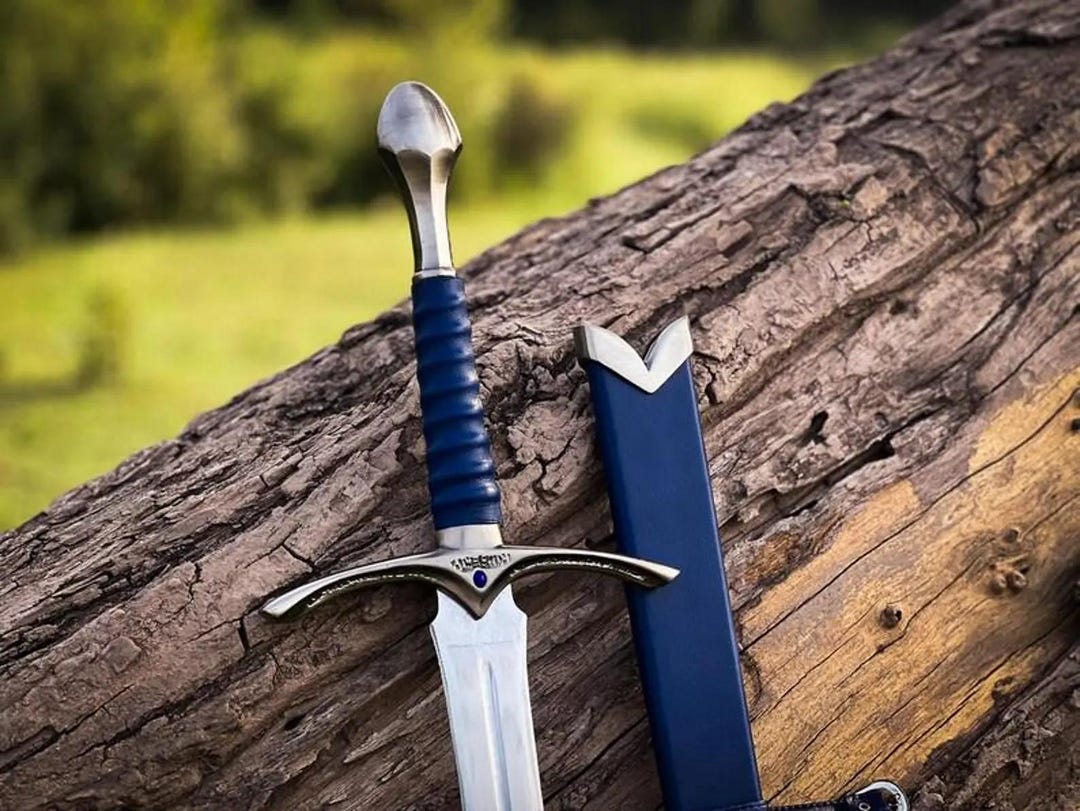 Handmade King Elessar Sword Replica | Elven Rune Longsword, Handcrafted ...