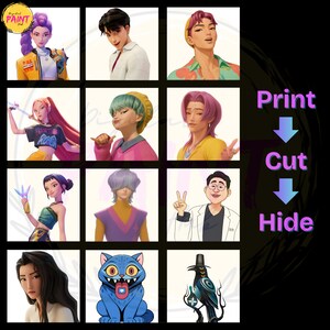 Kpop Demon Hunters Scavenger Hunt Game | Printable Party Game for Kids ...