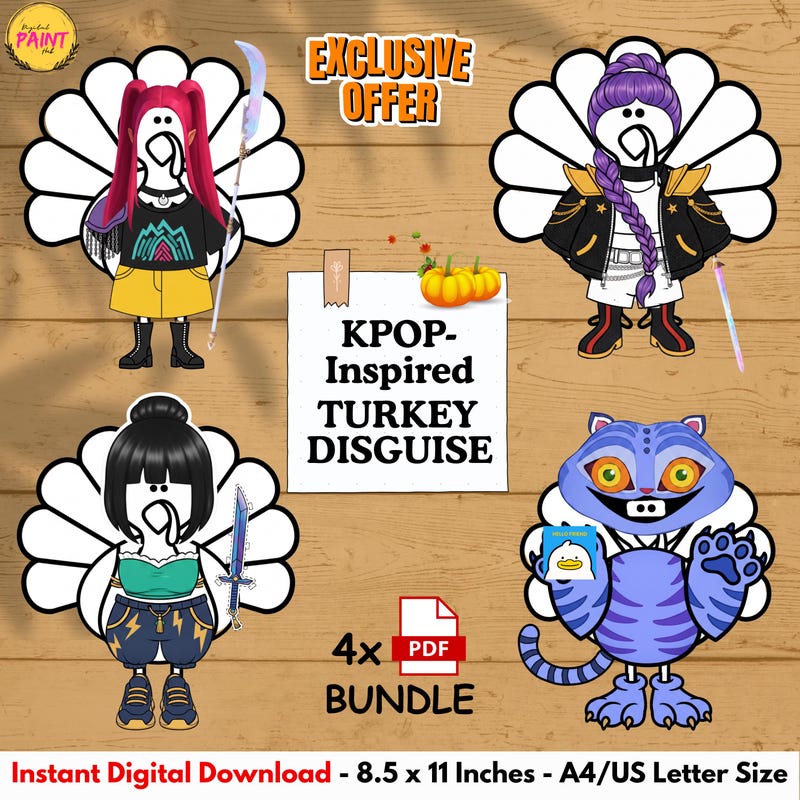 Kpop Demon Hunters Rumi Turkey Disguise - Etsy