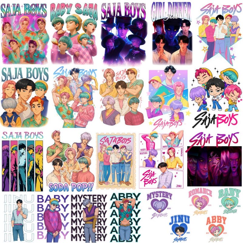 Kpop Demon Hunters Names Saja Boys - Etsy New Zealand