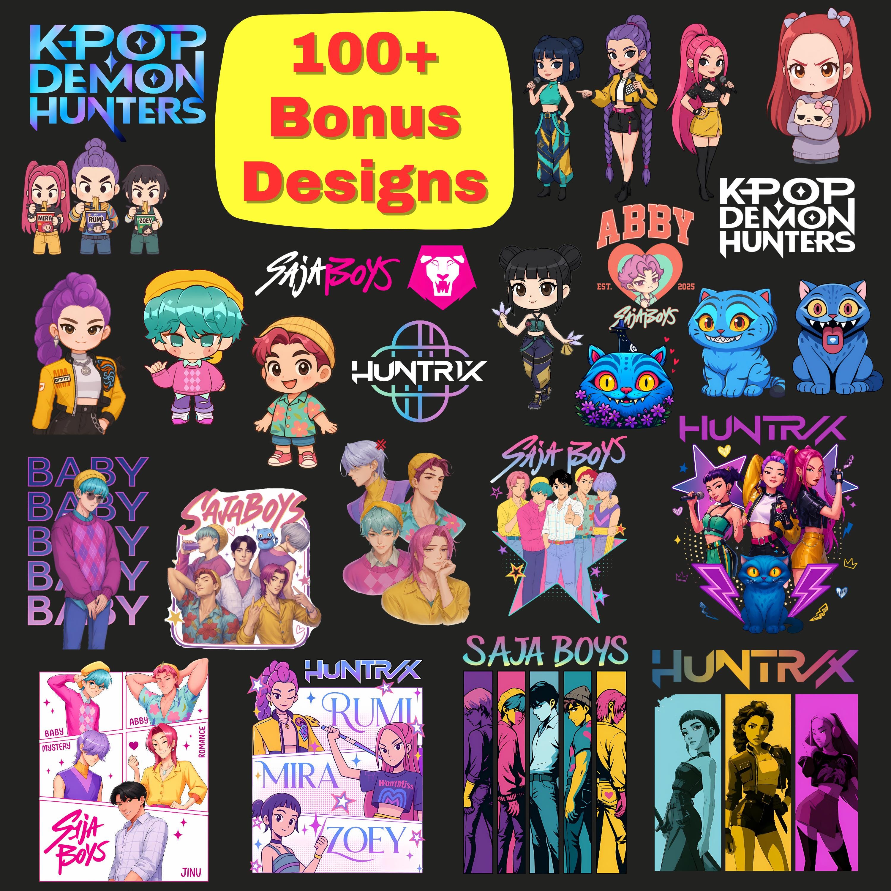 Kpop Demon Hunters Huntrix Font | Kpop Huntrix Typeface | Editable Font ...
