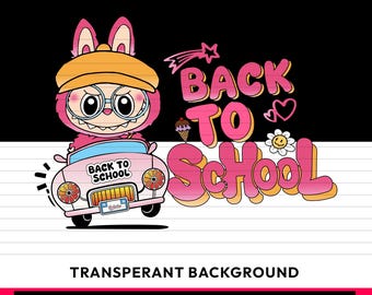 Labubu Back to School PNG Bundle | 20 Kawaii School Clipart Files ...