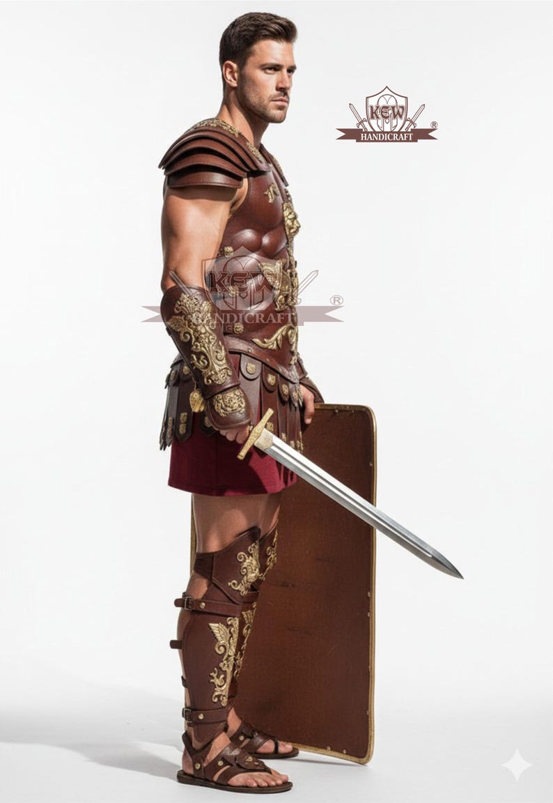 Handmade Roman Legionary Larp Armor, Gladiator Cosplay Costume, Ancient ...